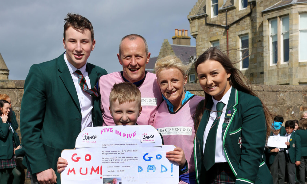10 Marathons in 10 Days For Alzheimer Scotland · Wellington School Ayr