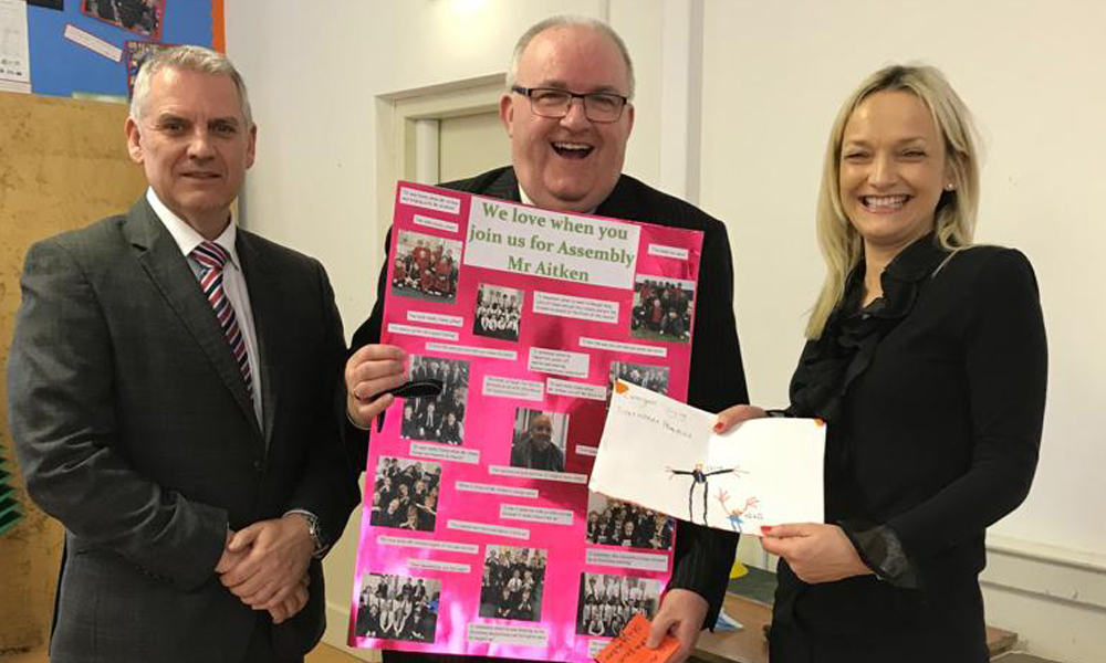 Our Dear Friend Rev. Aitken Retires · Wellington School Ayr